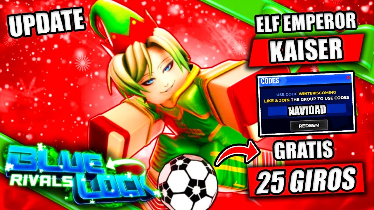 ¡NUEVO KAISER NAVIDAD + CÓDIGOS En BLUE LOCK RIVALS! - YouTube