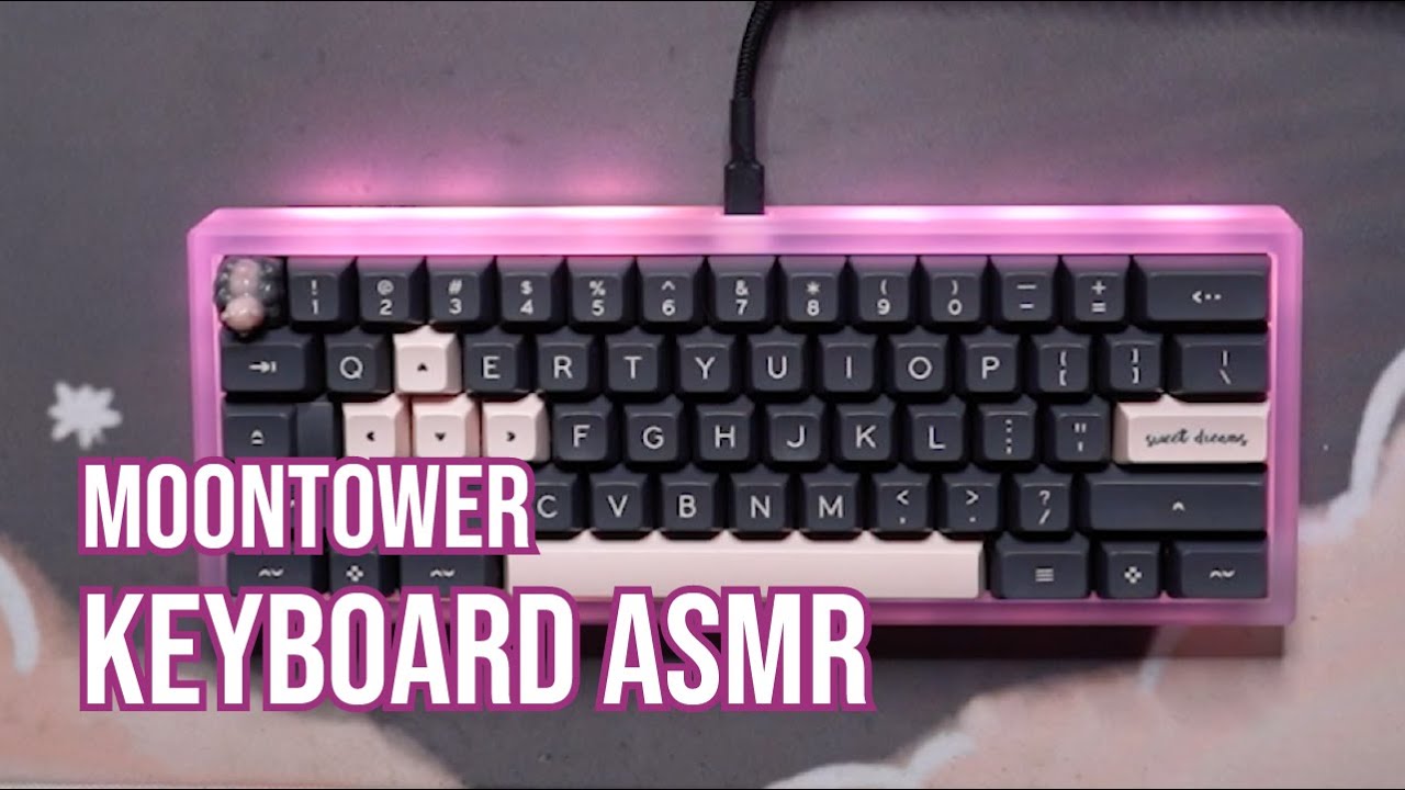 Moontower Keyboard ASMR - YouTube