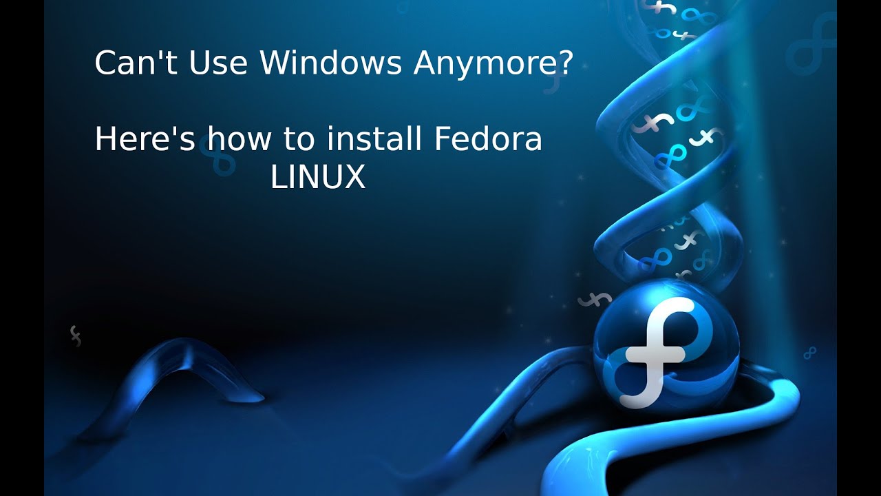 How to Install Fedora based Distros - YouTube