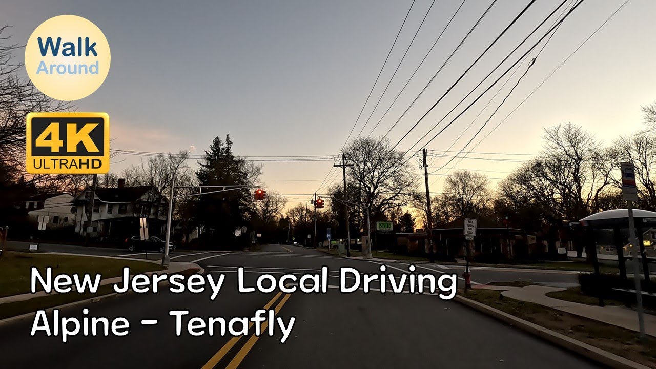 【4K60】 New Jersey Local Driving: Alpine - Tenafly - YouTube