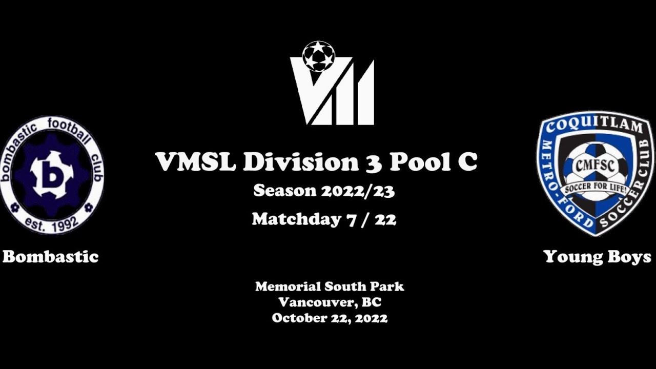 2022 10 22 Bombastic FC B vs CMFSC Young Boys (VMSL Division 3) - YouTube
