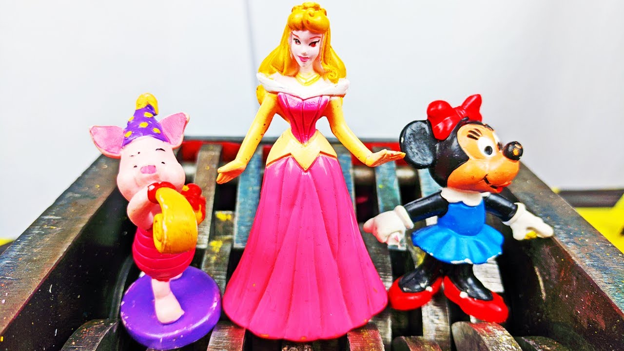 EXPERIMENT Shredding DISNEY CHARACTERS! Fun Experiment - YouTube