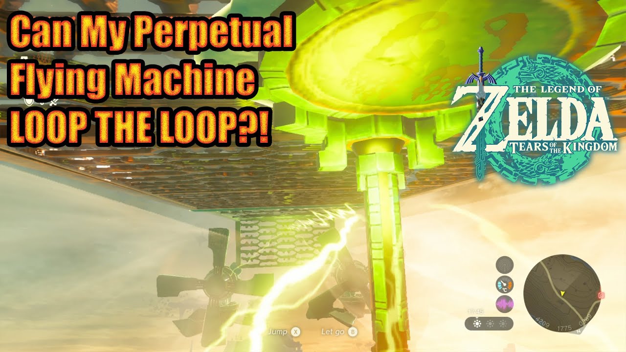 Perpetual Flying Machine: DOUBLE L MESH - Quick Show & LOOP THE LOOP Attempt in Tears of the ...