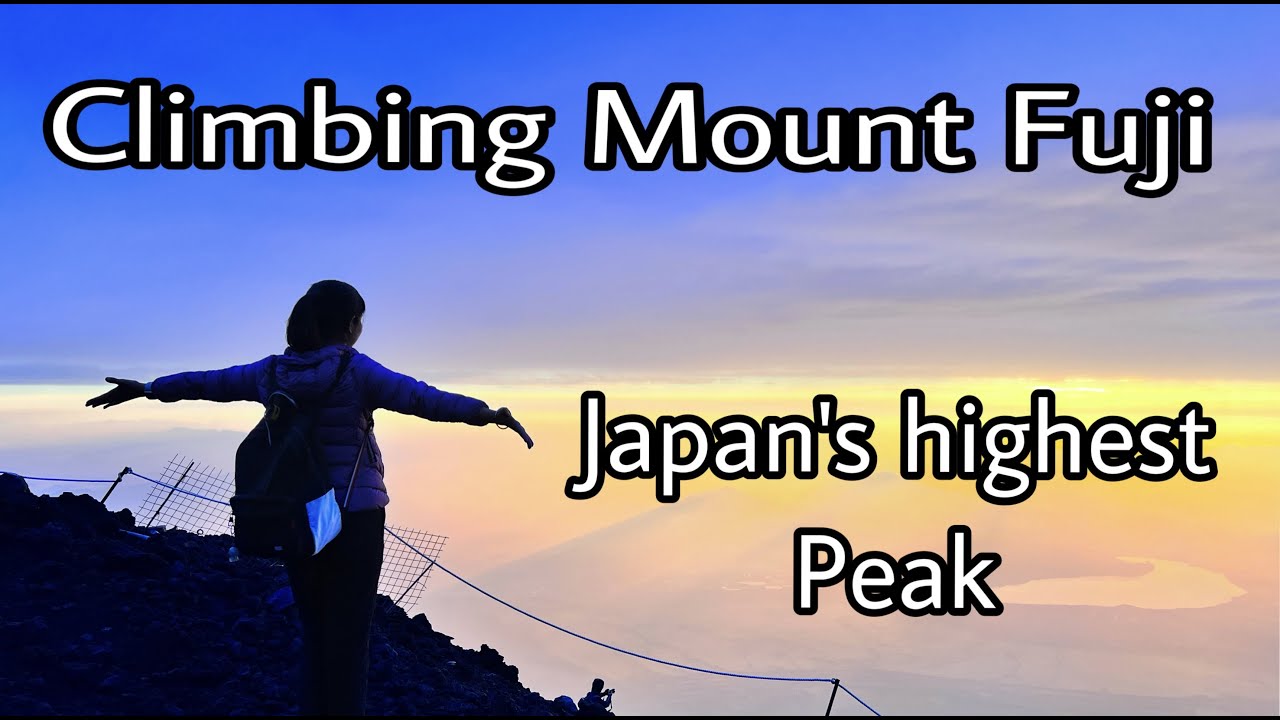 Climbing Mount Fuji | Japan's tallest mountain | Indian girl climbing ...