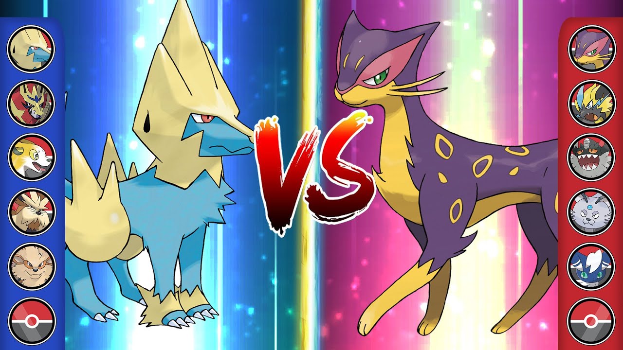 Pokemon Battle Theme: Dog Pokemon Vs Cat Pokemon - YouTube