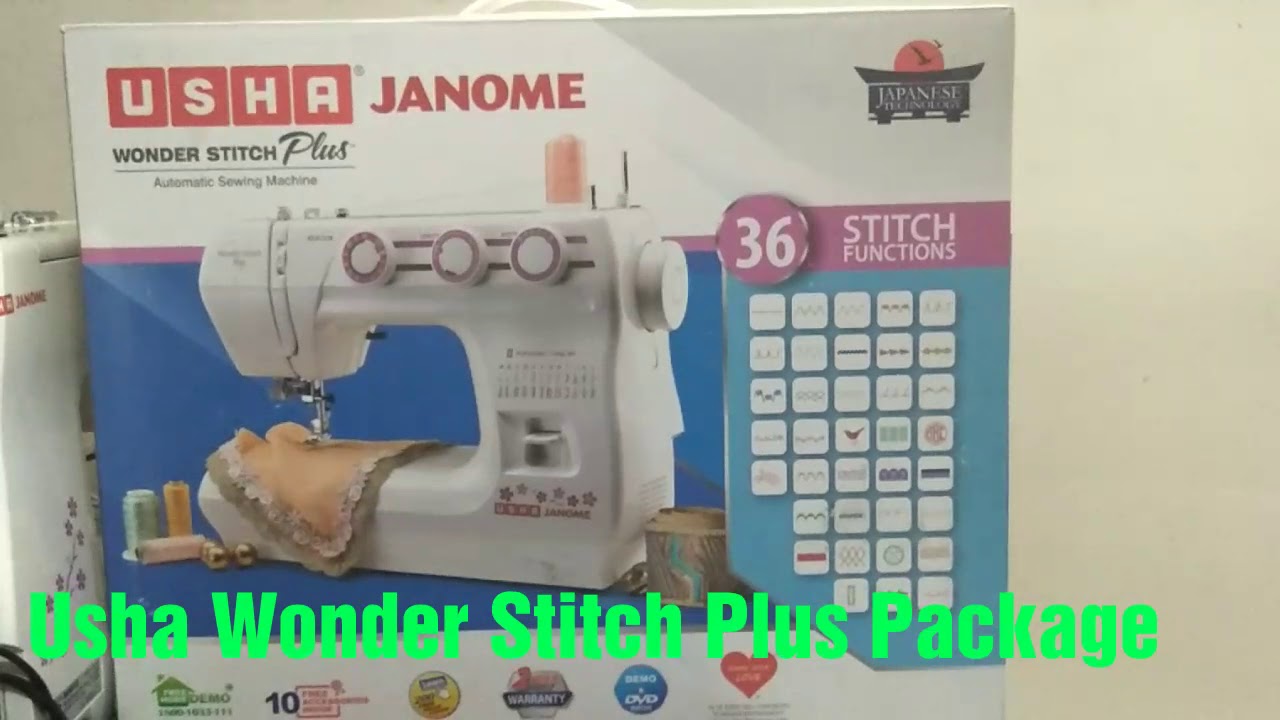 Usually Janome Wonder Stitch Plus Automatic Sewing Machine - YouTube