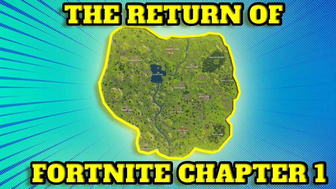 FORTNITE CHAPTER 1 MAP IS COMING BACK!!! - YouTube