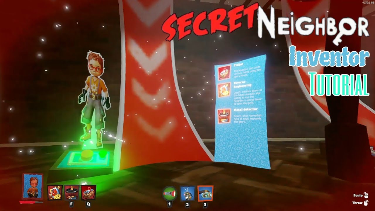 SECRET NEIGHBOR INVENTOR TUTORIAL - YouTube