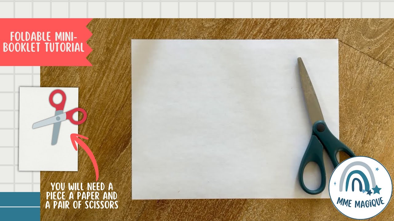 Foldable Mini-Booklet Tutorial - YouTube