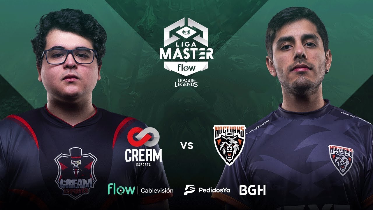 CREAM ESPORTS vs NOCTURNS GAMING | #LigaMasterFlow League of Legends ...