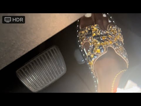 Cruising driving in sandals - YouTube