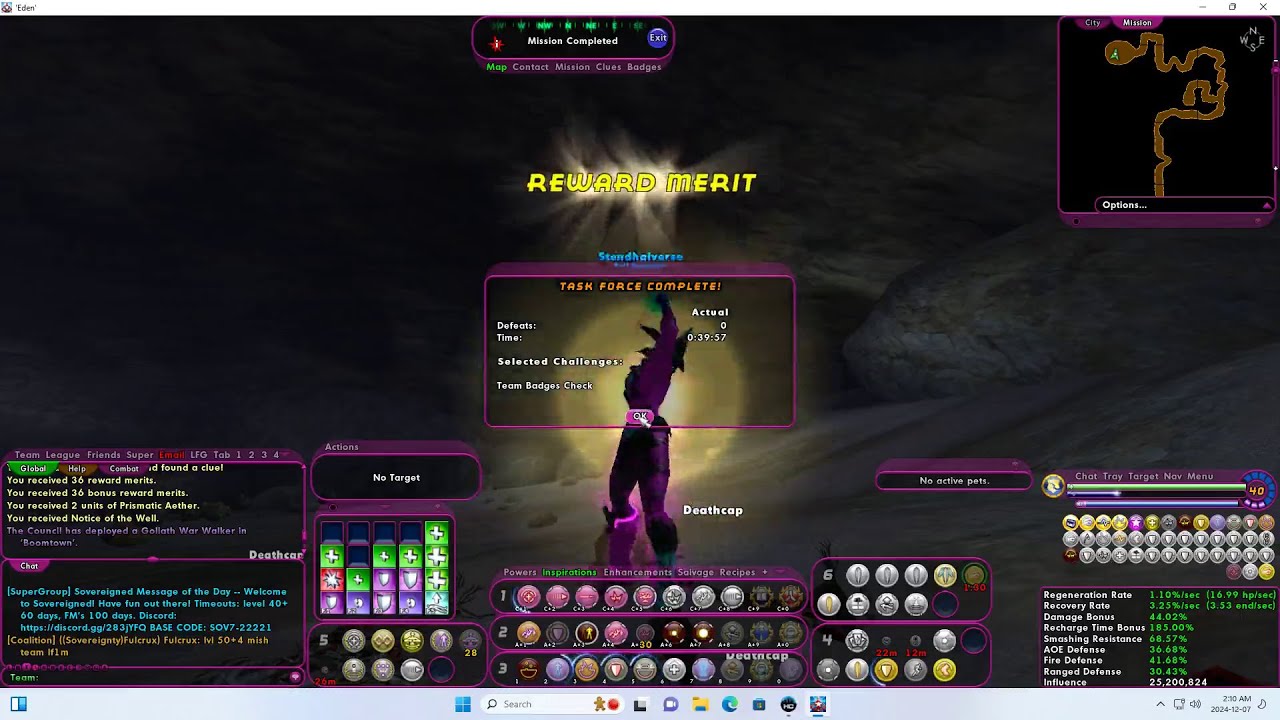 City of Heroes - Epic 40min Solo Numi TF with Psi/MC Blaster ...