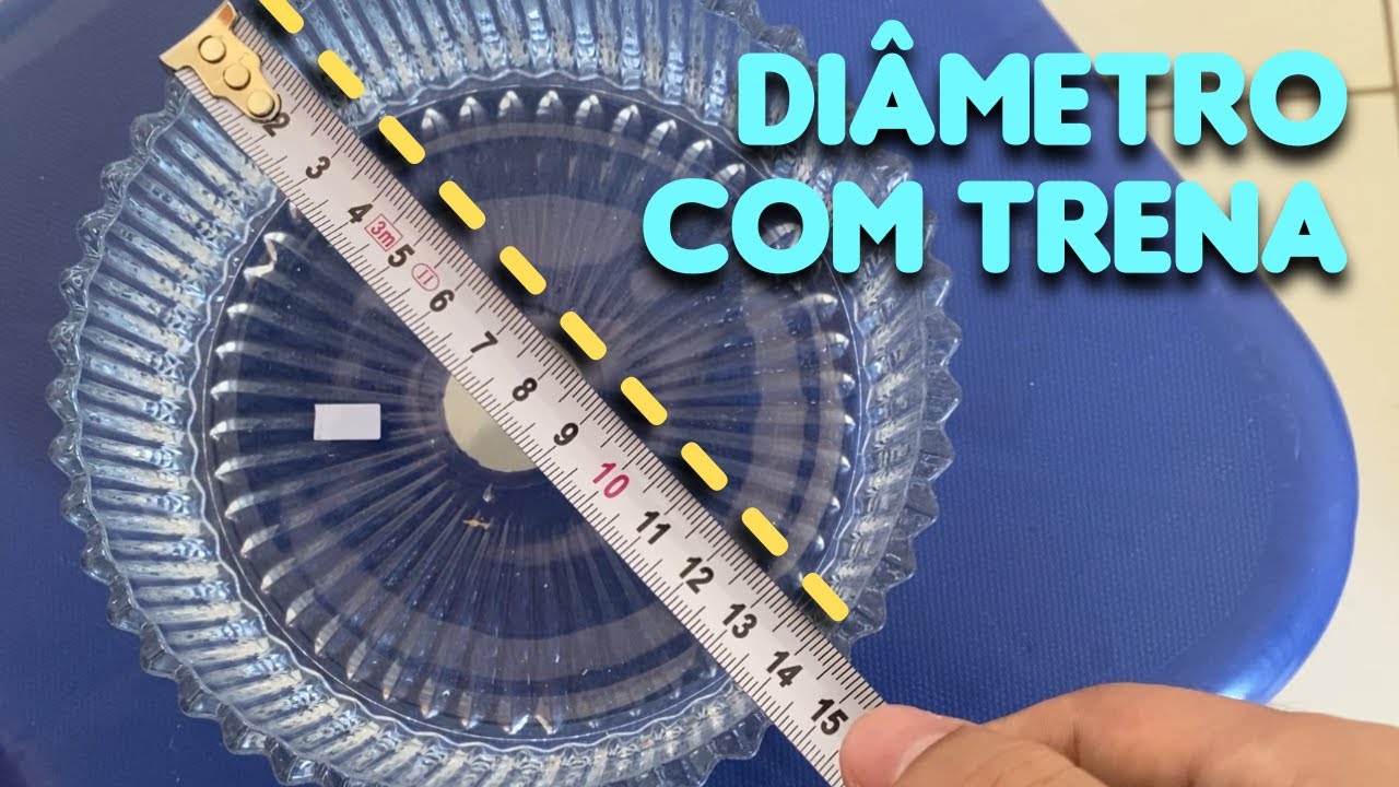 Como Medir Diâmetro com Trena - YouTube