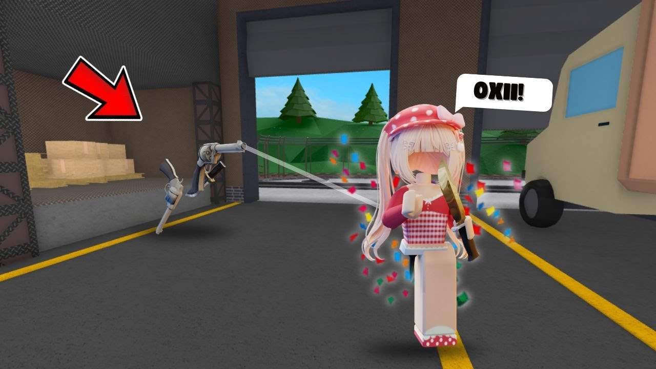 JOGANDO MM2 COM UMA SKIN QUASE INVISIVEL! (Murder Mystery 2) - YouTube