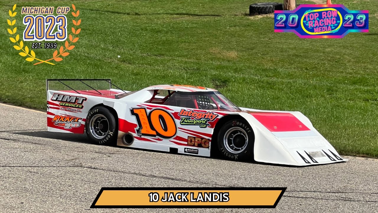 ‘23 Michigan Cup | GoPro | #10 Jack Landis | Outlaw Late Model Feature ...