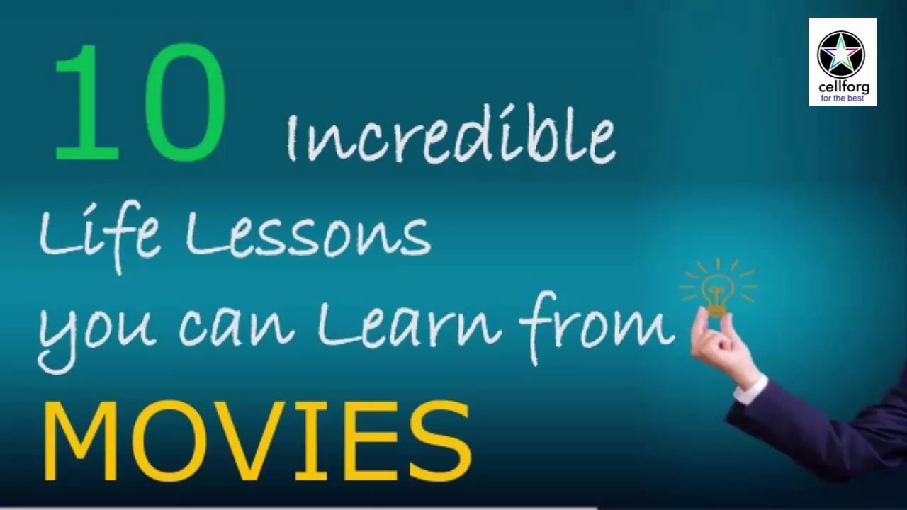 10 life lessons you can learn from movies - YouTube