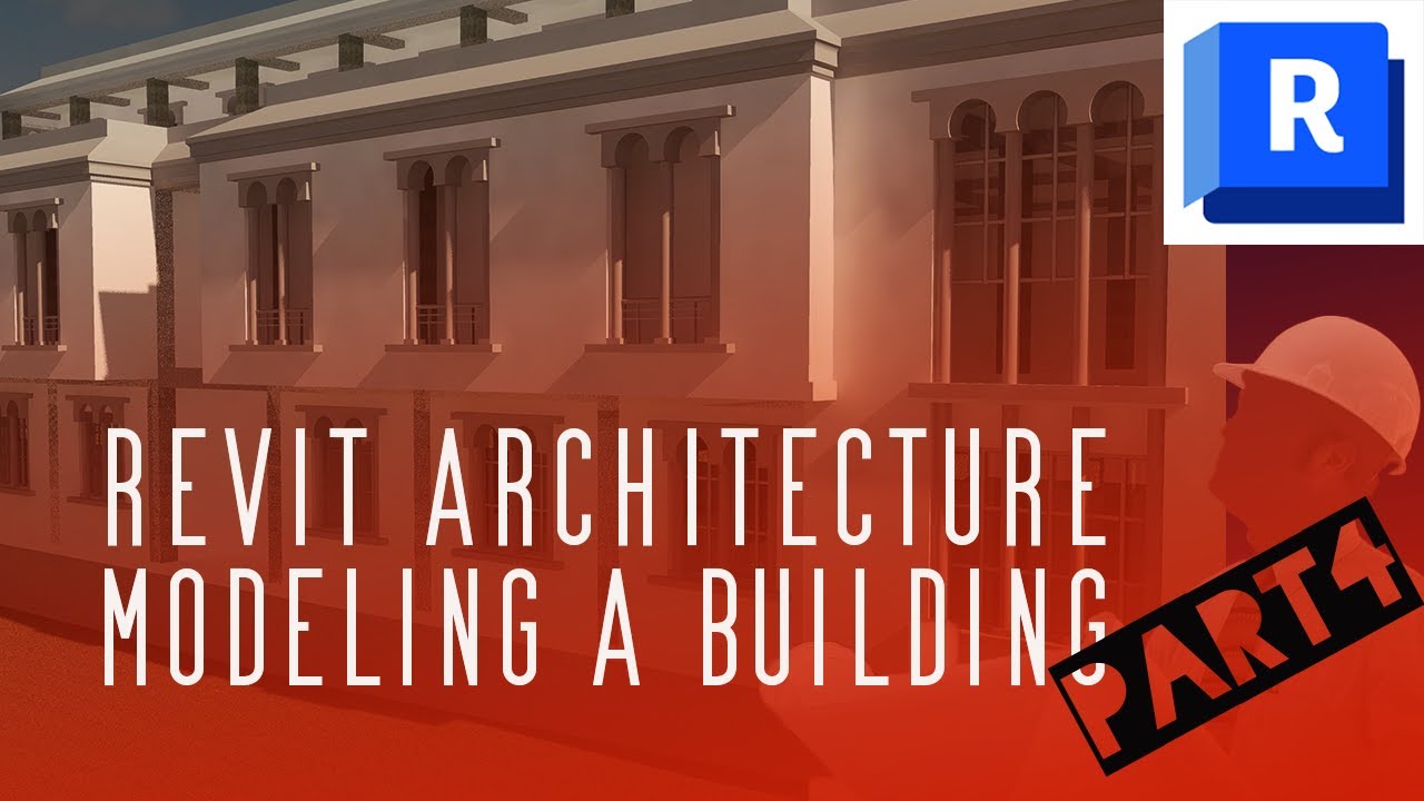 Office building, design architectural facade in revit - YouTube