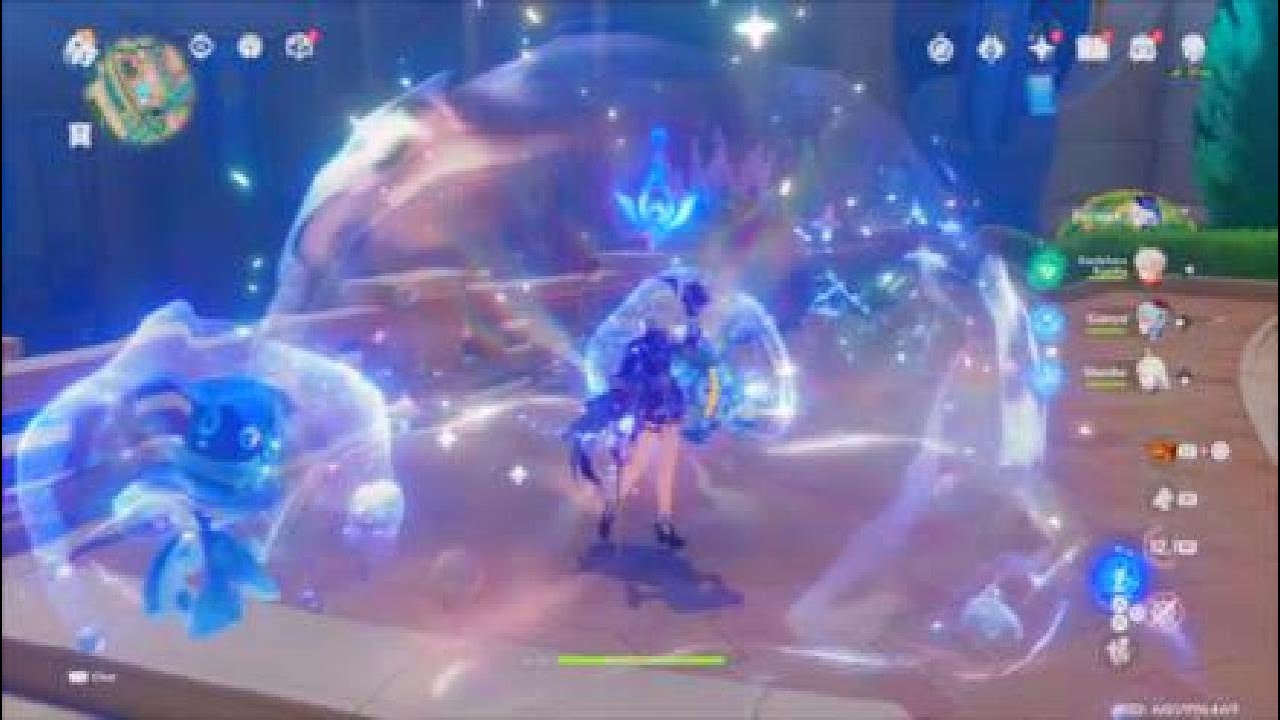 Furina C6 Visual Effects Normal Charged and Plunging Attacks - YouTube