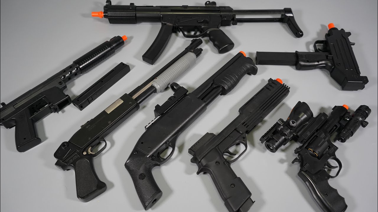 ROBOCOP GUN AUTO 9 Toy Gun -Revolver Custom parts - Airsoft Gun - MP5 ...