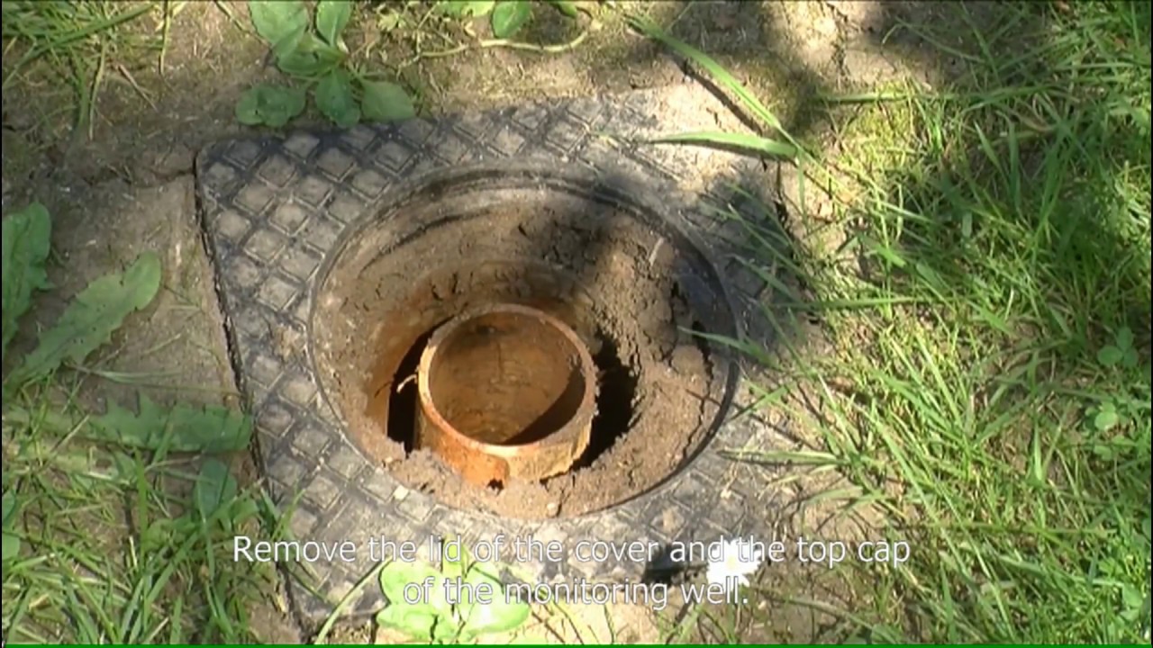 7. Ground water level measurements in a monitoring well - YouTube