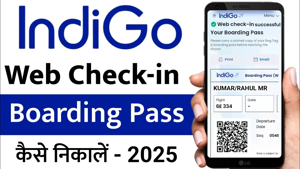 indigo web check in domestic online || How to do Web Check in indigo ...