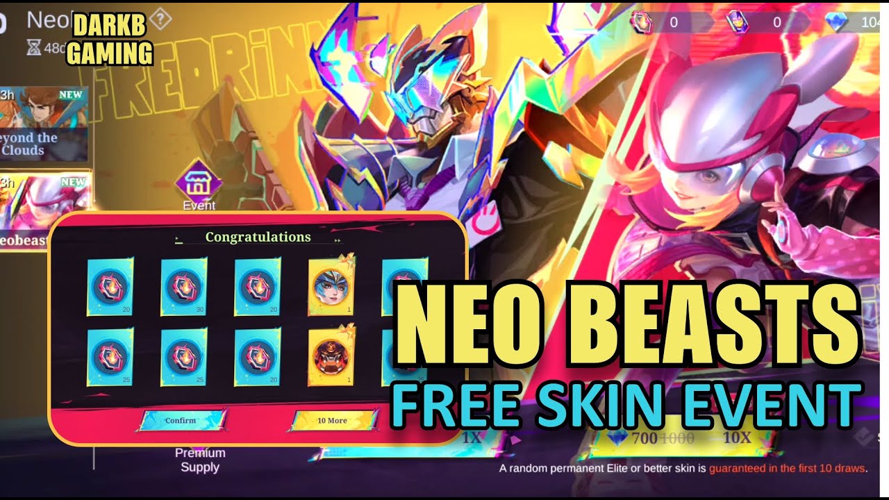Neo Beasts Free Skin Event | Mobile Legends - YouTube