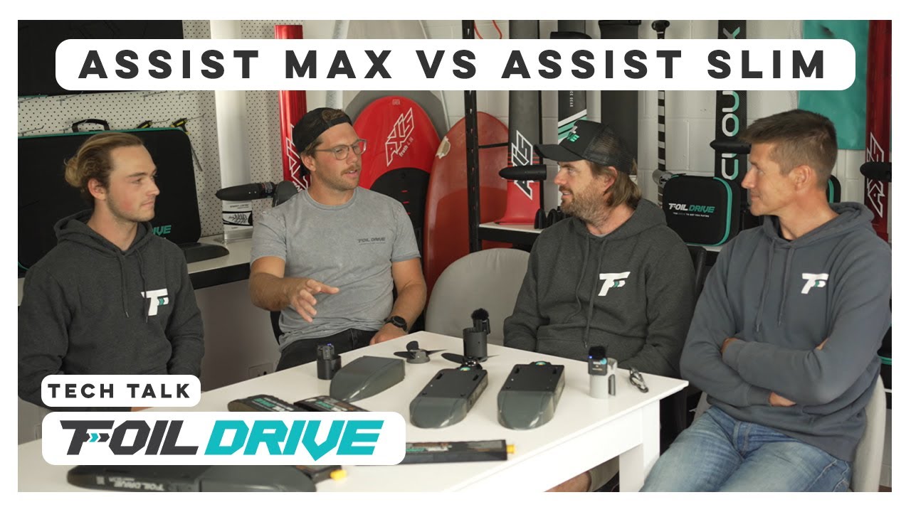 Tech Talk | Comparing the Foil Drive Assist MAX vs Assist Slim - YouTube