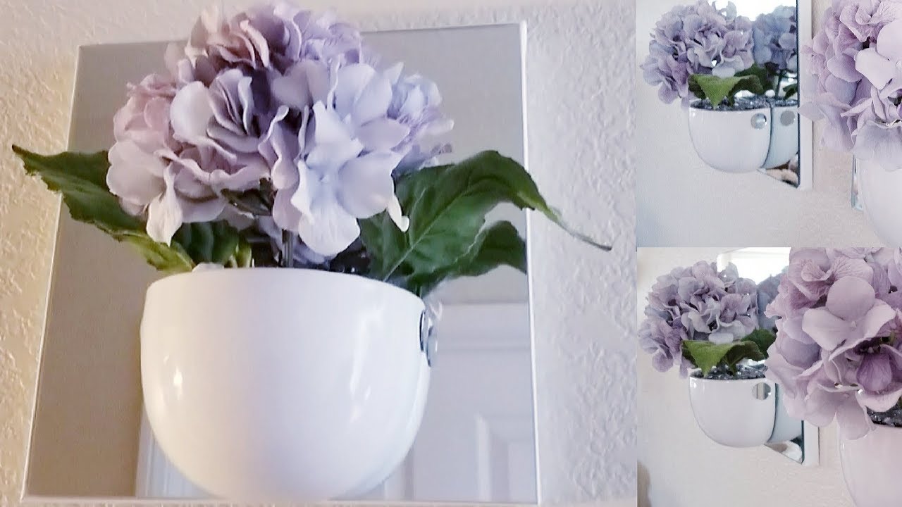 FLOWER WALL ART DECOR | INEXPENSIVE DIY FOR THOSE ON A BUDGET 2018 ...