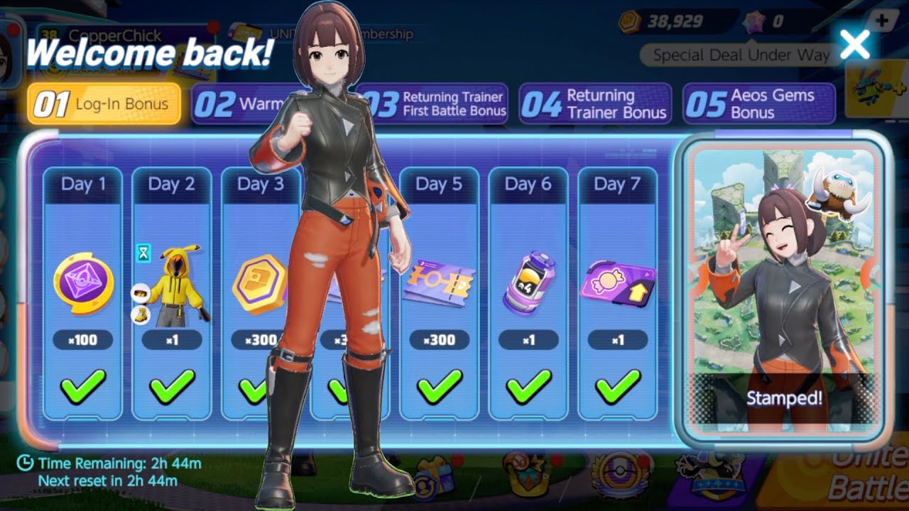 How Many Times Can You Do the Welcome Back Event ? #pokemonunite - YouTube