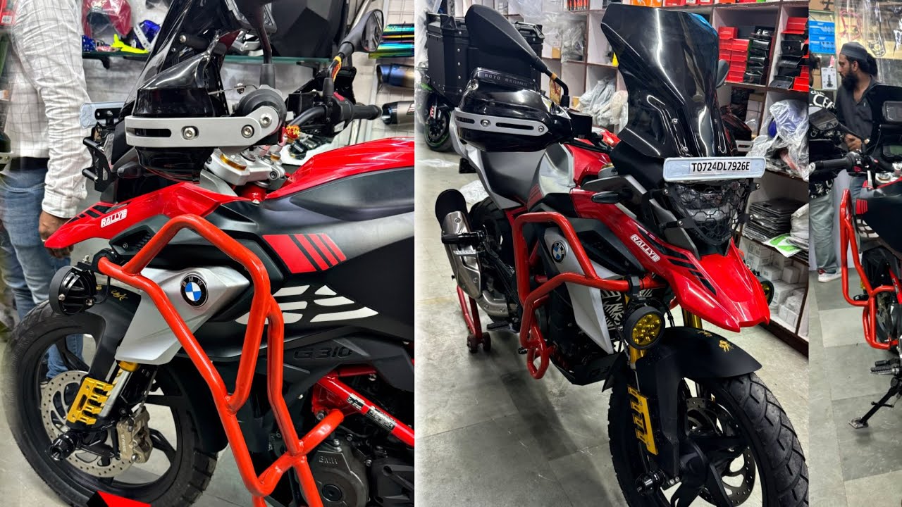 gs 310 adventure fully loaded | bmw gs 310 Modified - YouTube