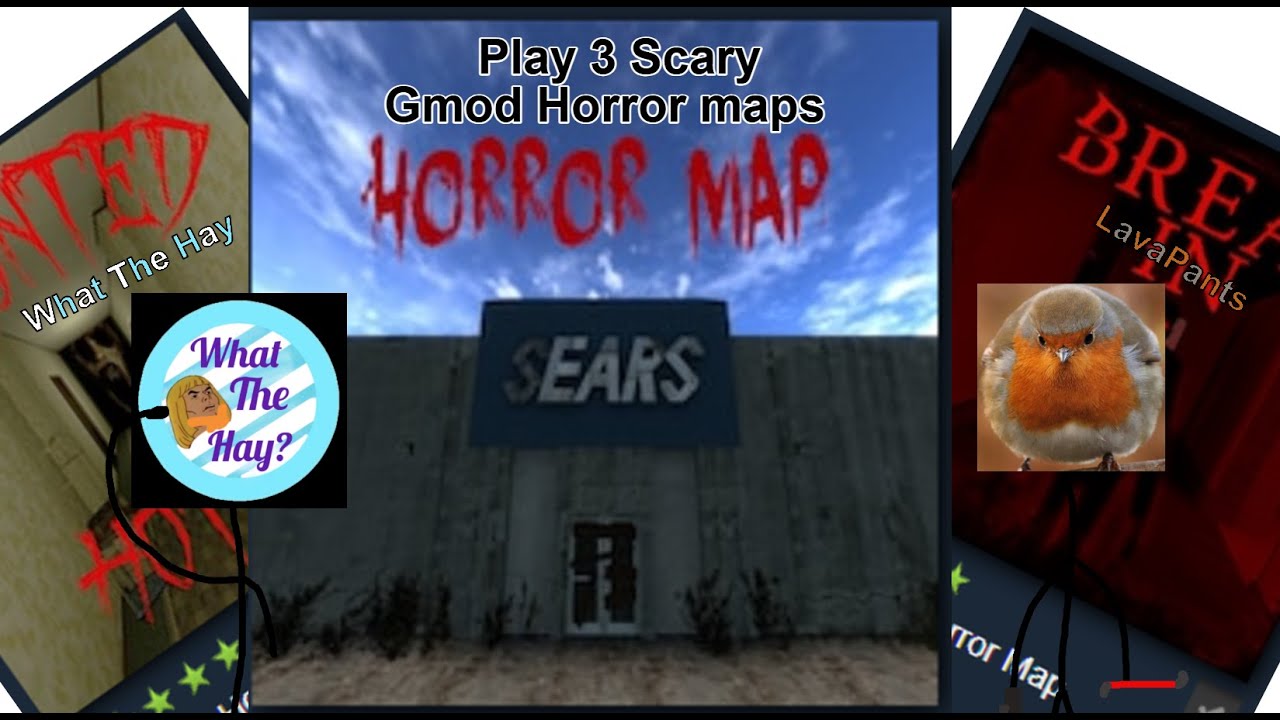 I play 3 scary gmod horror maps w/ @WhattheHay - YouTube