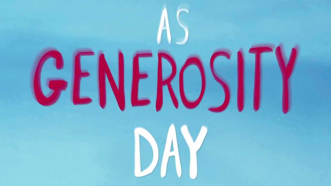Celebrate Generosity Day 2012 - YouTube