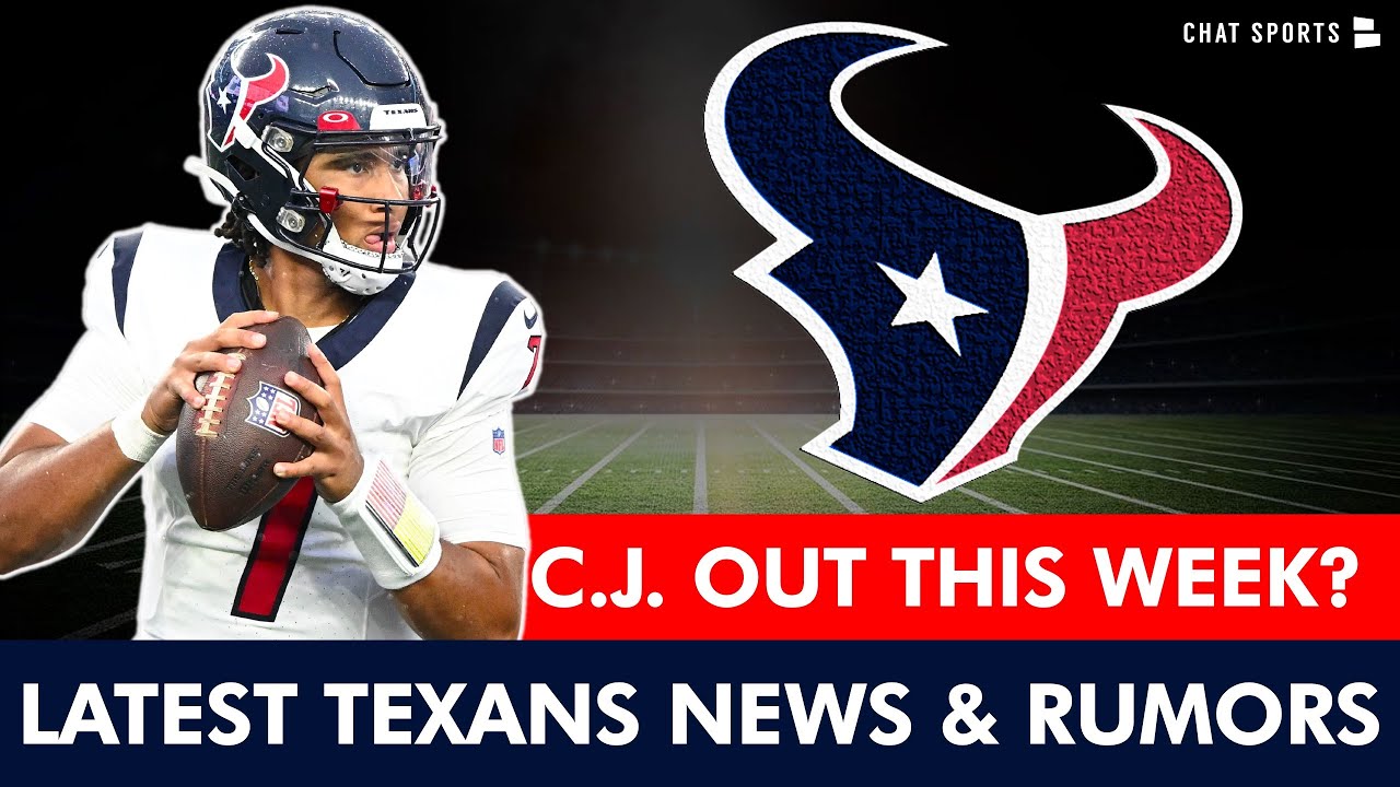 C.J. Stroud Injury Update + Texans Injury News On Will Anderson Jr ...