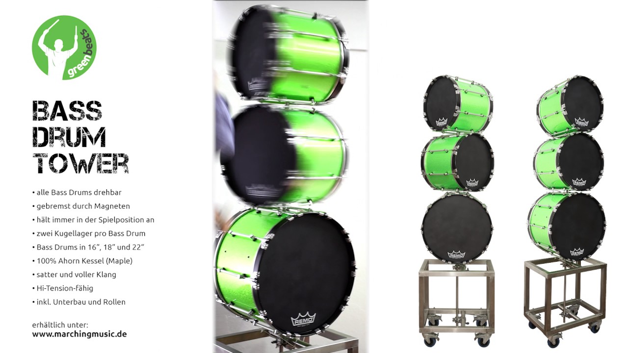 greenbeats BD-Tower | jetzt im Shop erhältlich! - YouTube