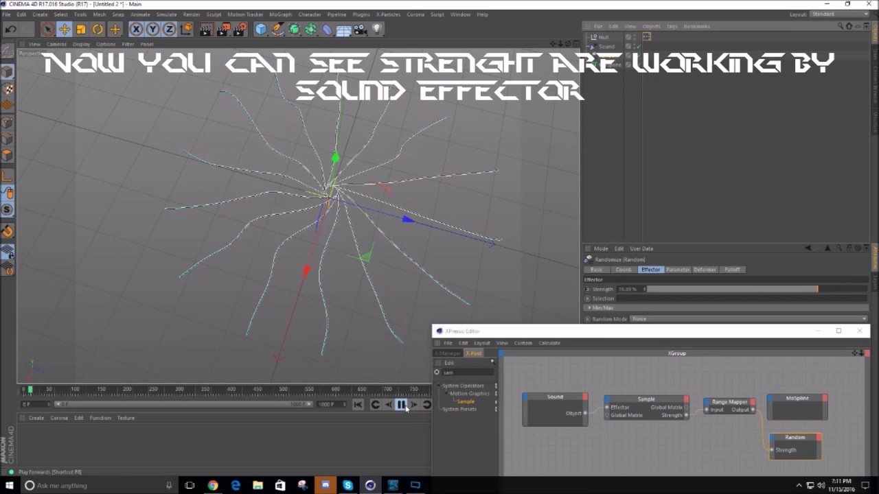 HOW TO ADD SOUND EFFECTOR IN CINEMA 4D - TUTORIAL - YouTube