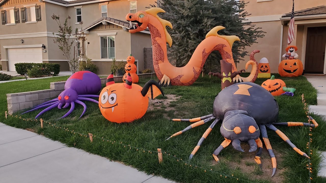 2022 HALLOWEEN INFLATABLE DISPLAY - YouTube