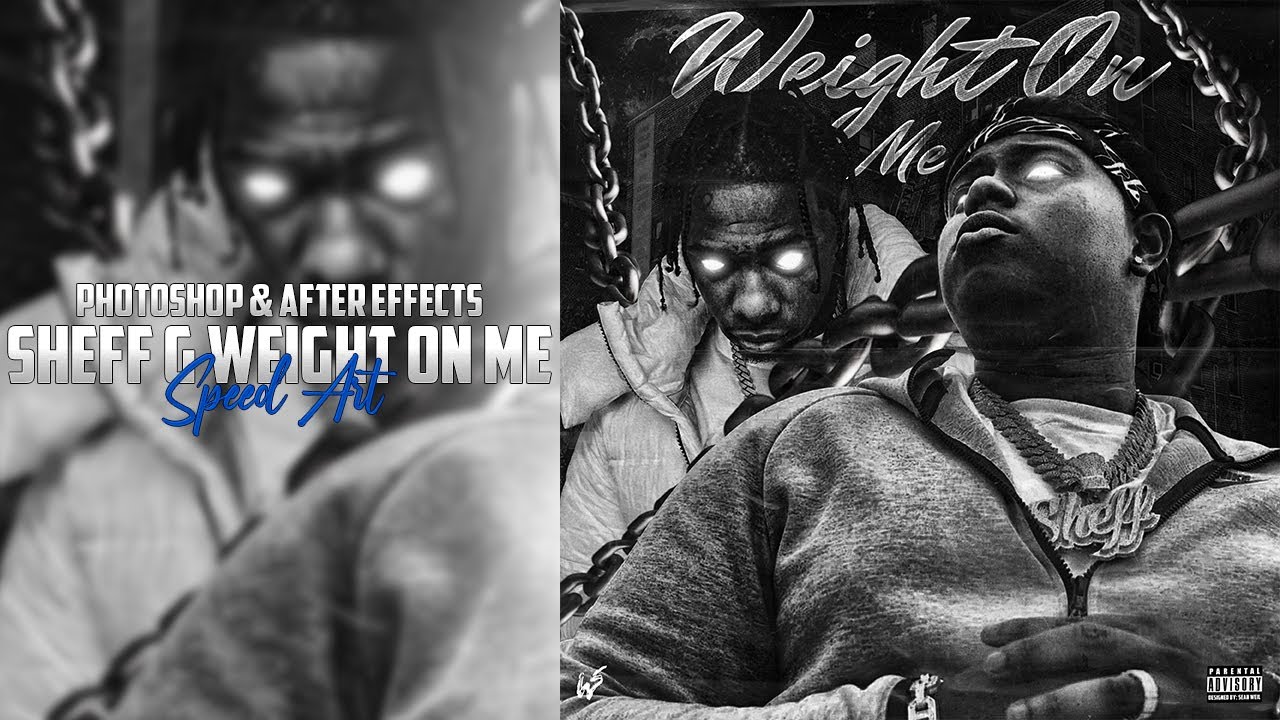 Sheff G Weight On Me Cover Art (speed art) - YouTube