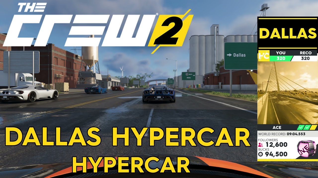 The Crew 2 | Dallas Hypercar | Ace difficulty - YouTube