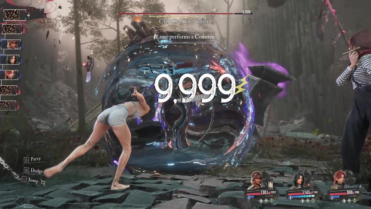 Expedition 33 Chromatic Gault Superboss No Damage at Low Level 93 ...