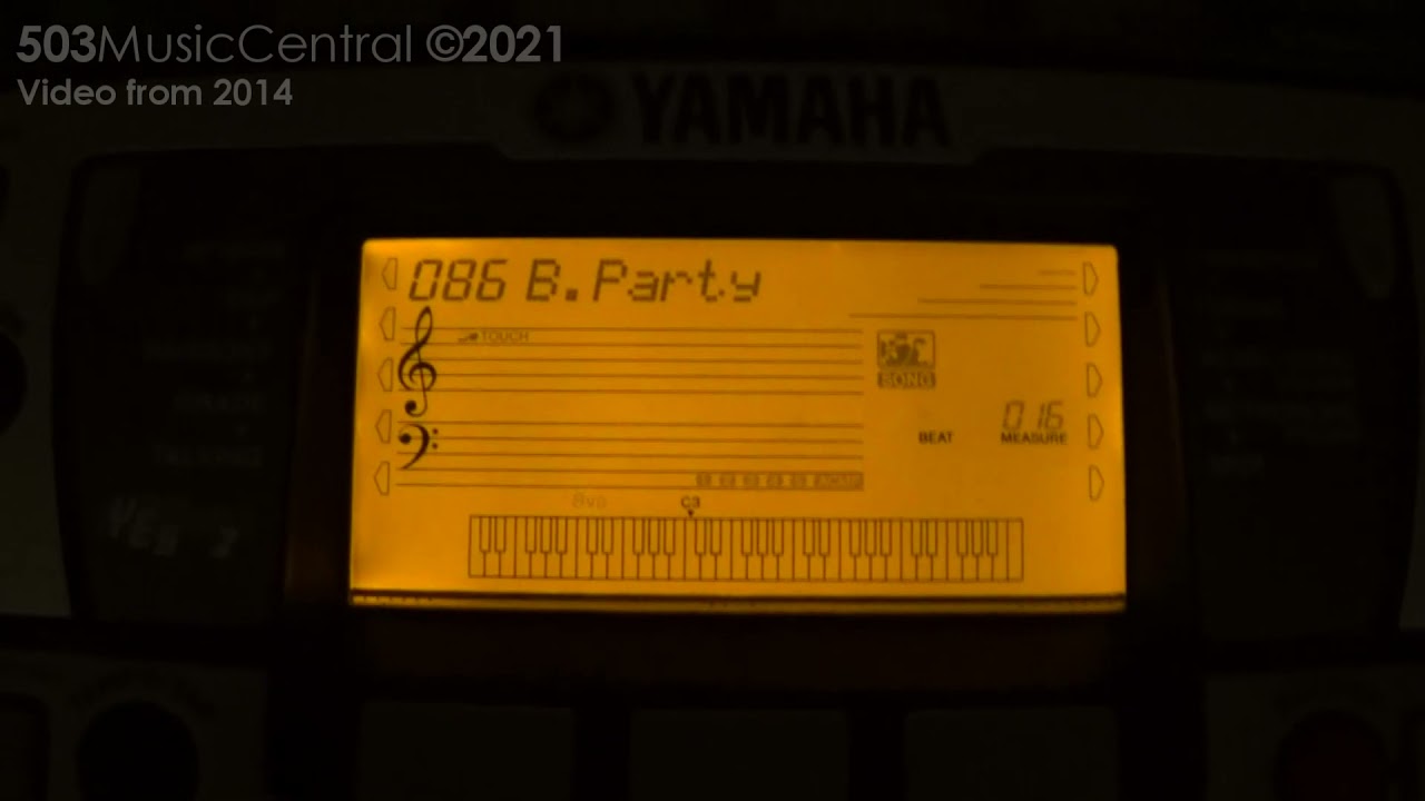 Yamaha PSR-282: Beach Party - YouTube