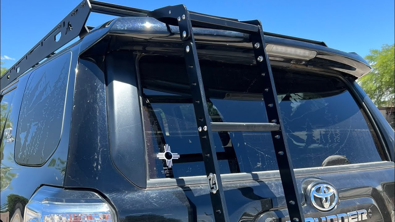 Install C4 Ladder 2021 4Runner - YouTube