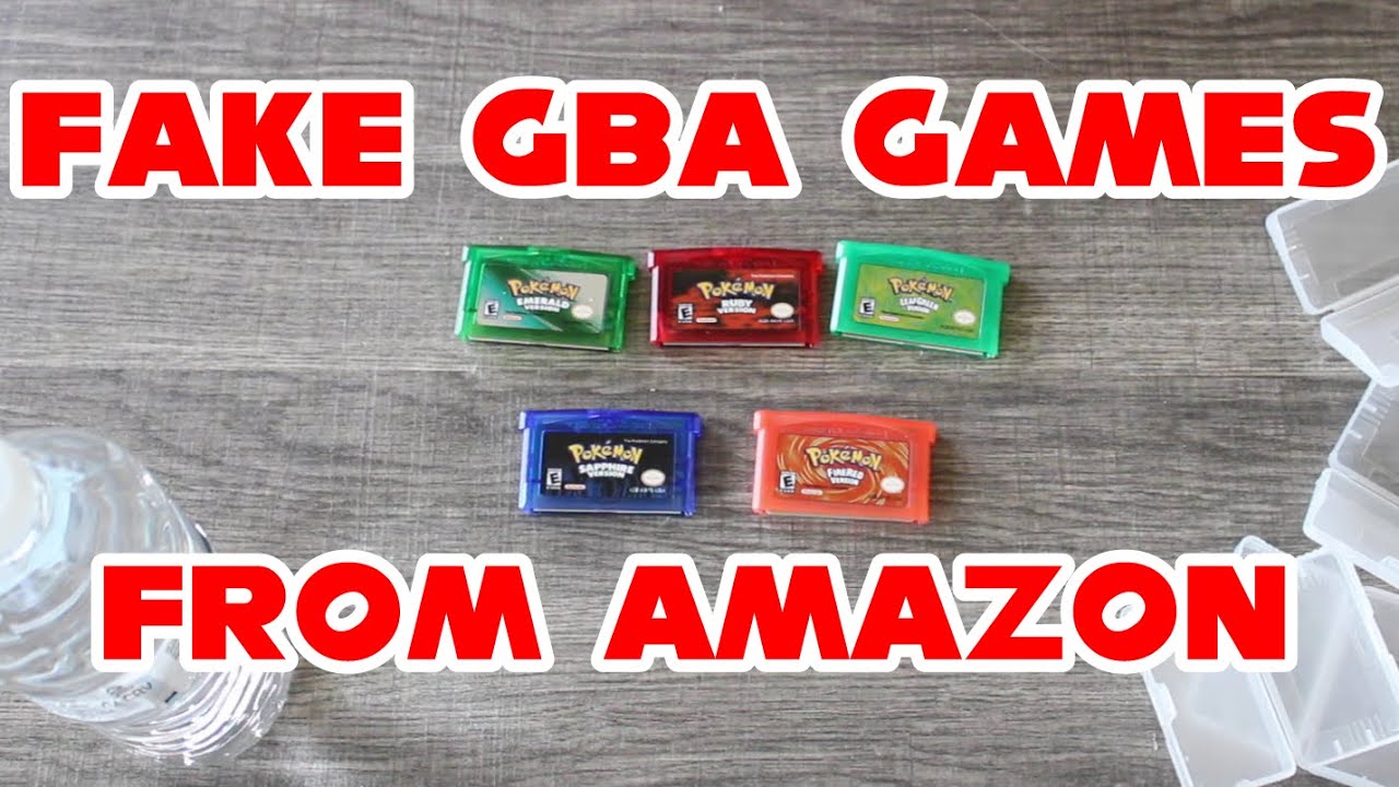 Amazon Sells Fake GBA Games! - YouTube