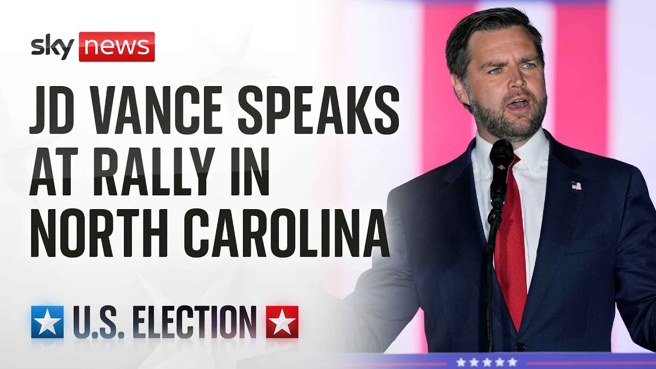 Republican Vice President candidate Senator JD Vance holds campaign ...