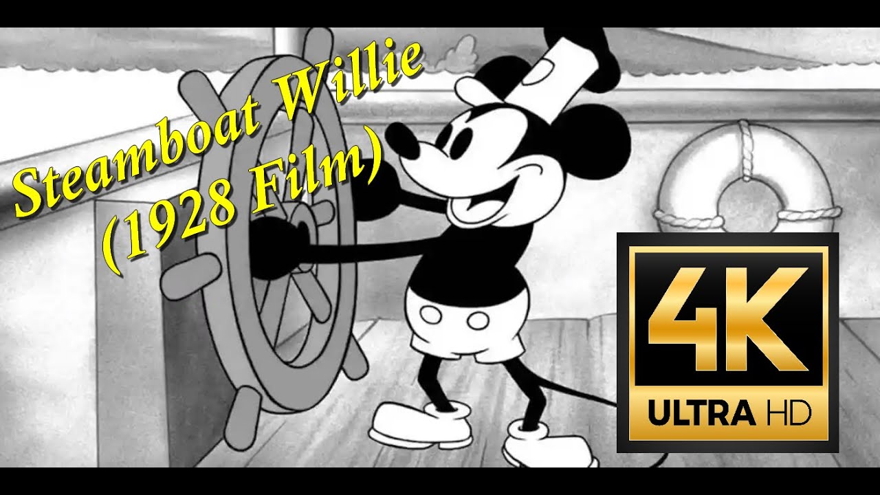 Steamboat Willie (1928 Film) - 4K Remaster - YouTube