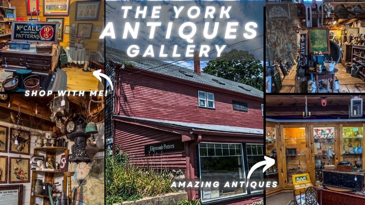 Amazing Antiques at The York Antiques Gallery in York Maine - YouTube