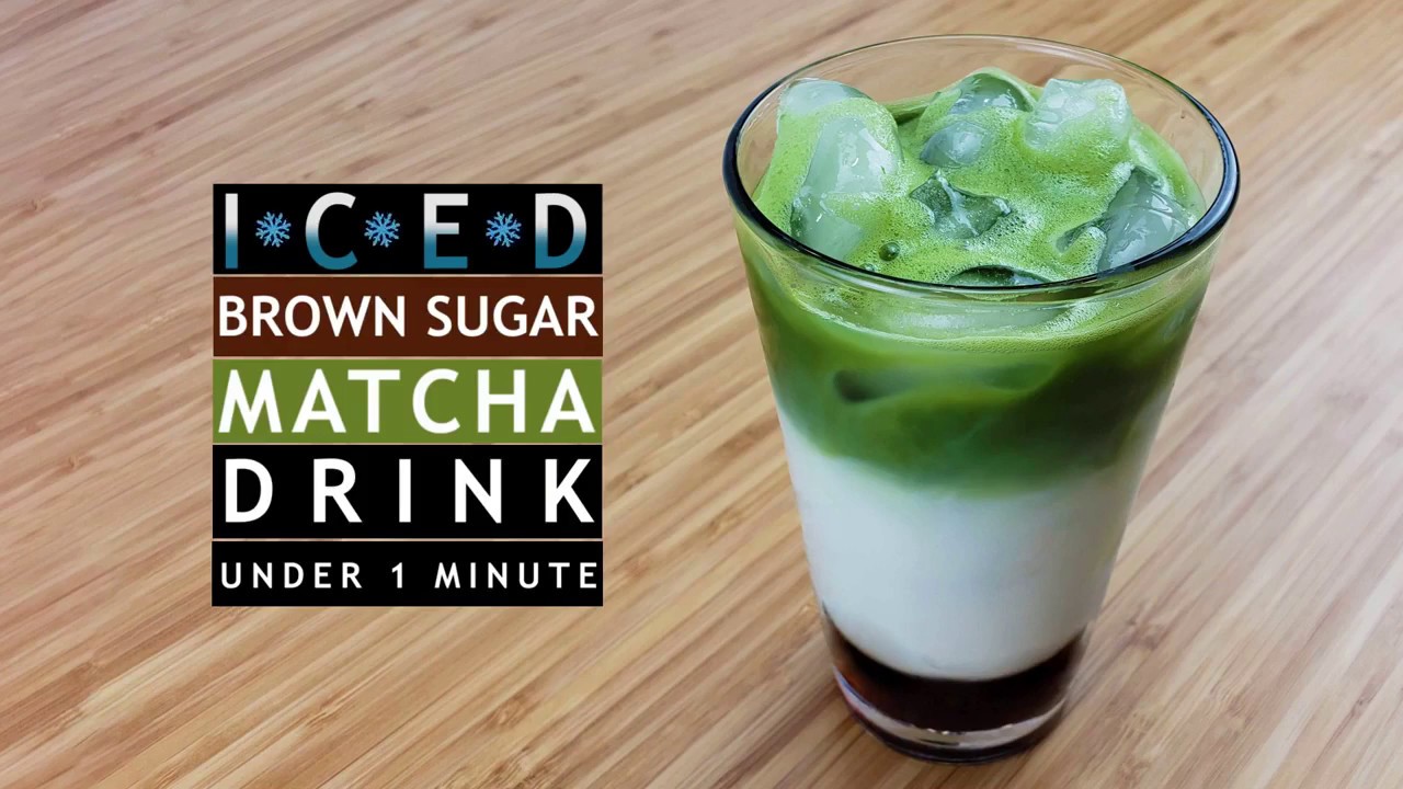 How to make Iced Brown Sugar Matcha by Matcha Outlet - YouTube