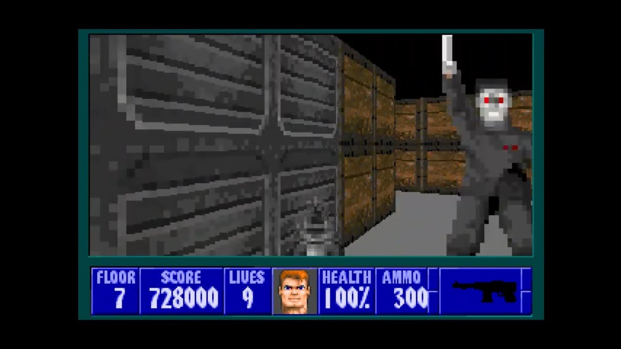 Wolfenstein 3D: Project Eisenritter. | (100% Walkthrough) | Level 7 ...
