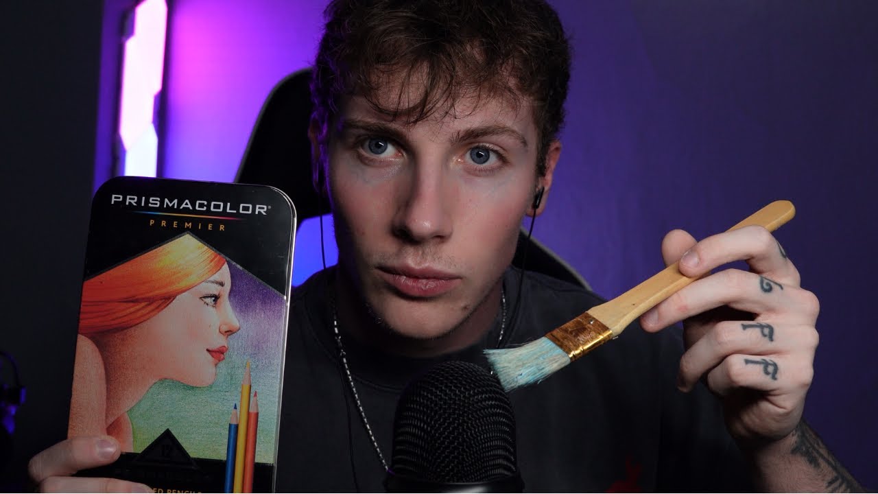 ASMR Art Themed Triggers! - YouTube