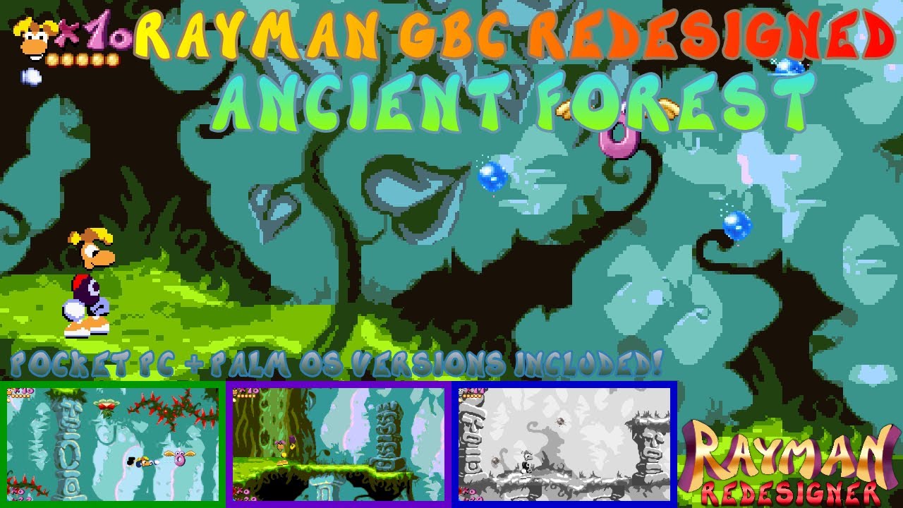 Rayman GBC ReDesigned - Ancient Forest (Rayman ReDesigner) - YouTube