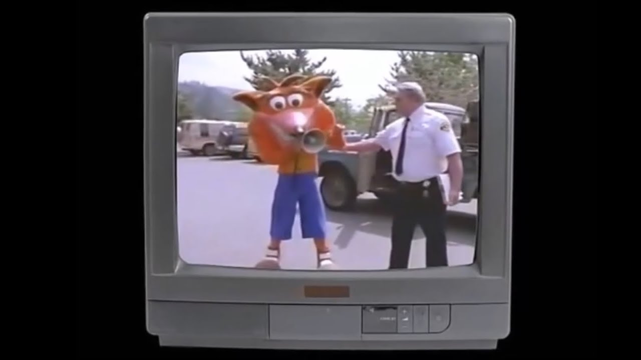Propaganda Antiga PlayStation 1 [1996] - Crash fazendo propaganda do ...
